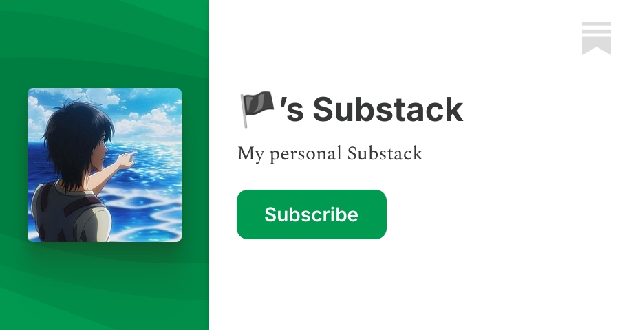 Coming soon - by Redencion Errante - 🏴’s Substack