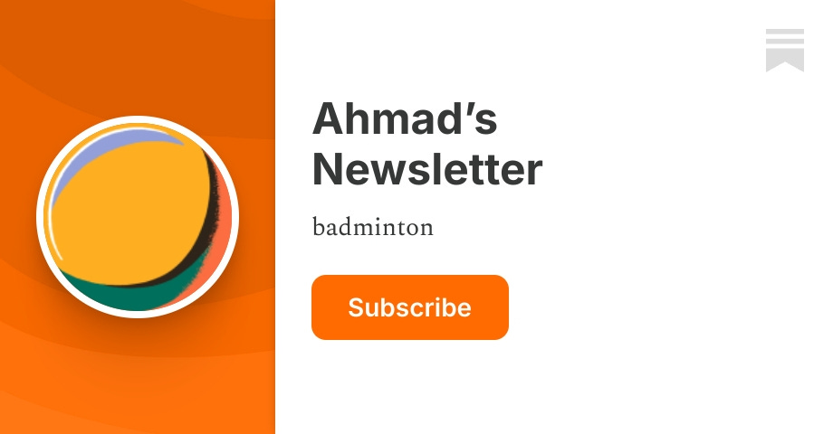 Ahmad’s Newsletter | Digitalhub | Substack