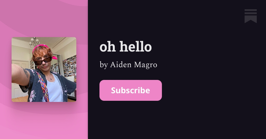 21 sentences. | Aiden Magro | Substack