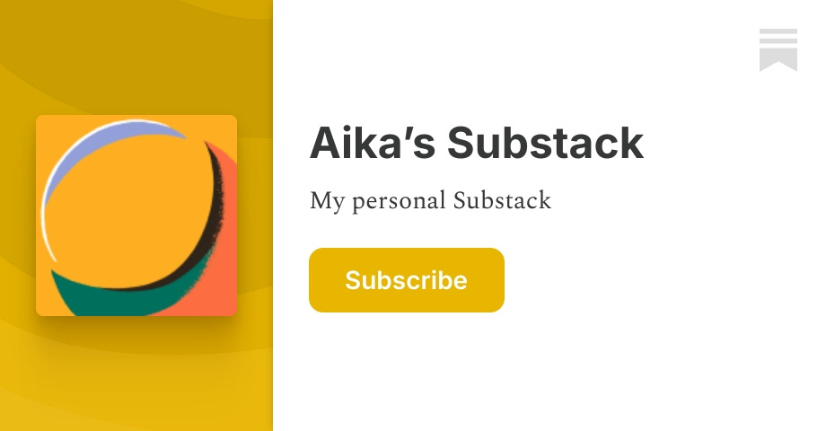 Aika’s Substack | Aika Hattori | Substack