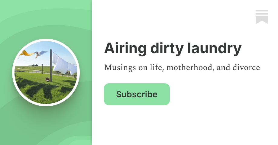 Home - by Christine Adams - Airing dirty laundry