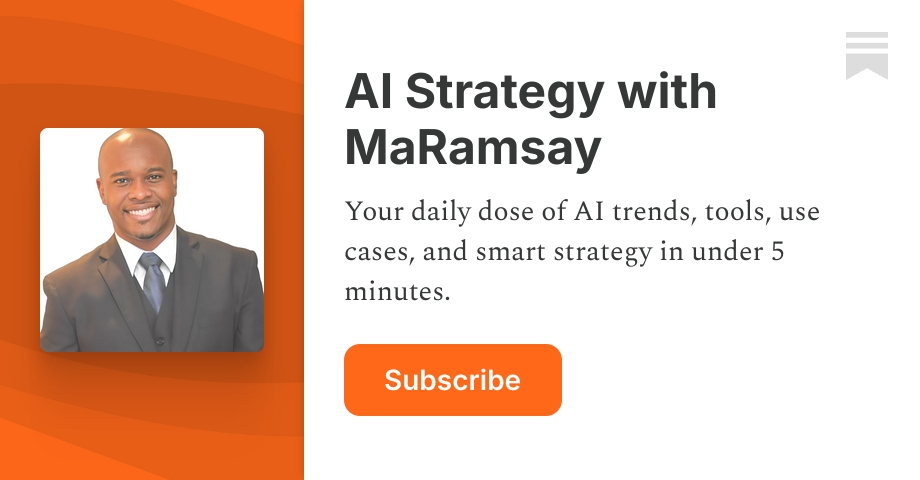 AI Strategy with MaRamsay | Substack
