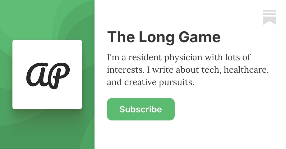 The Long Game | Akiff Premjee | Substack