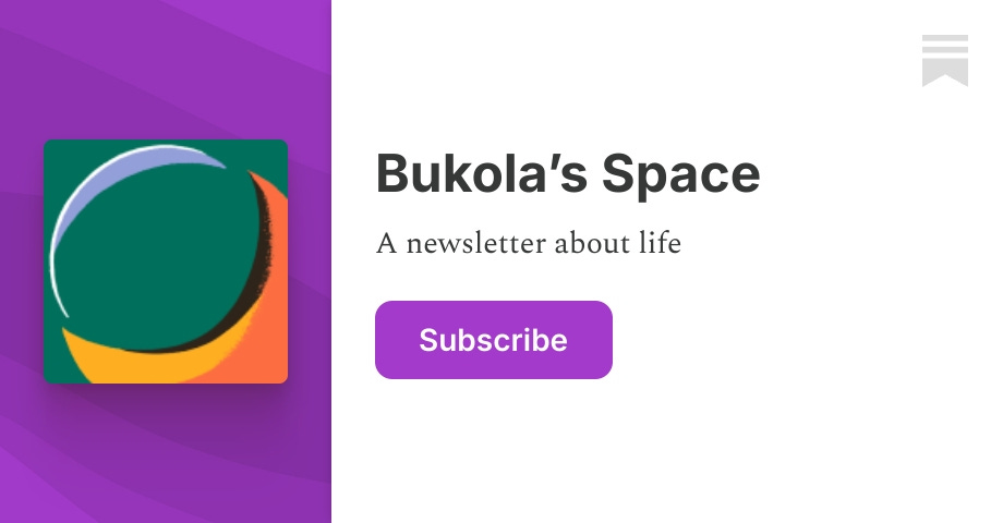 Bukola’s Space | Substack