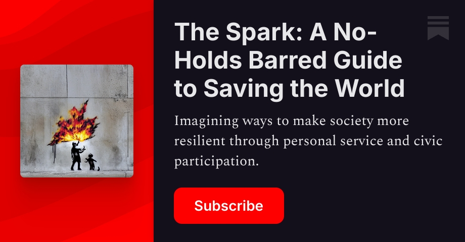 The Spark: A No-Holds Barred Guide to Saving the World | Alastair Luft | Substack