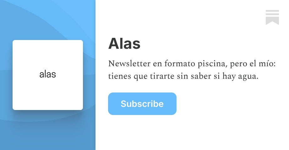 Alas | Carla | Substack