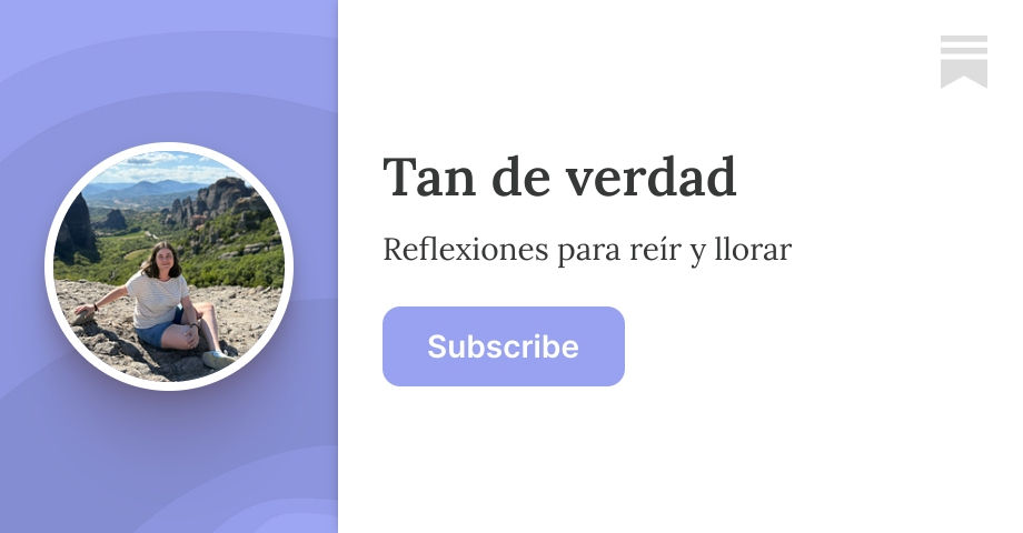 Tan de verdad | Alba Rocher Trescolí | Substack