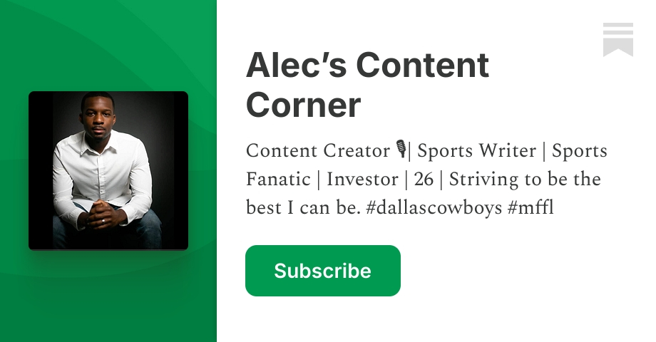 Alec’s Content Corner | Alec Cash | Substack