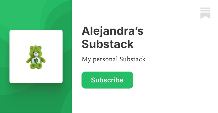 Alejandra’s Substack | Substack