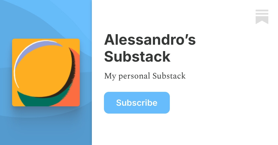 Alessandro’s Substack | Alessandro’s Market whispers | Substack