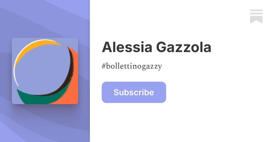 Alessia Gazzola | Substack
