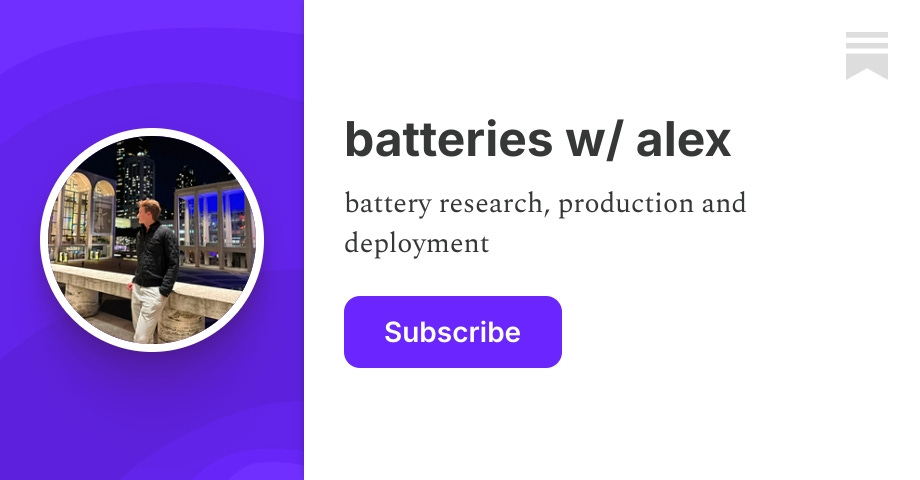 batteries w/ alex | Alexander Yevchenko | Substack