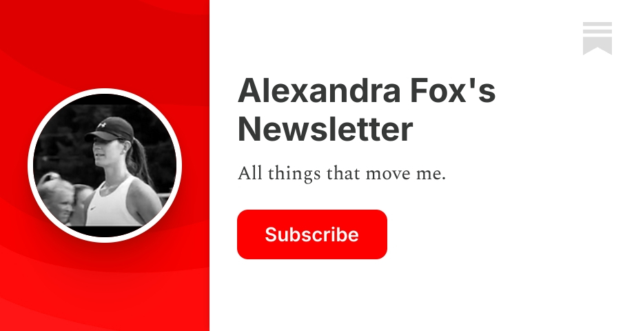 Alexandra Fox's Newsletter | Substack