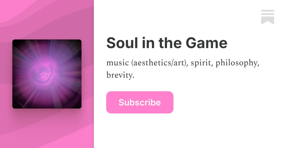 Soul in the Game | Alex Grimes | Substack