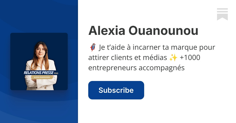 Bienvenue à toi 🦸🏻‍♀️ - Alexia Ouanounou