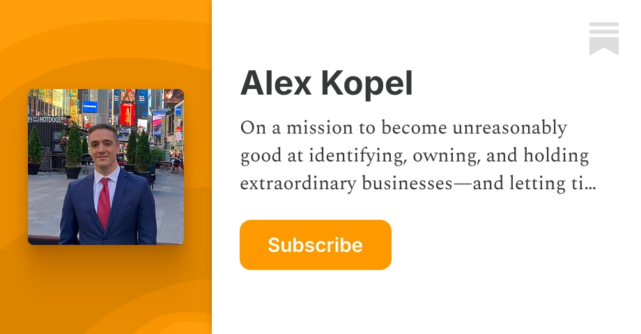 Alex Kopel | Substack