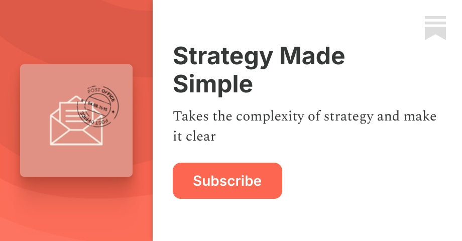 Strategy Made Simple | Alex Murrell | Substack