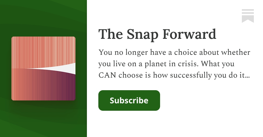 The Snap Forward | Alex Steffen | Substack
