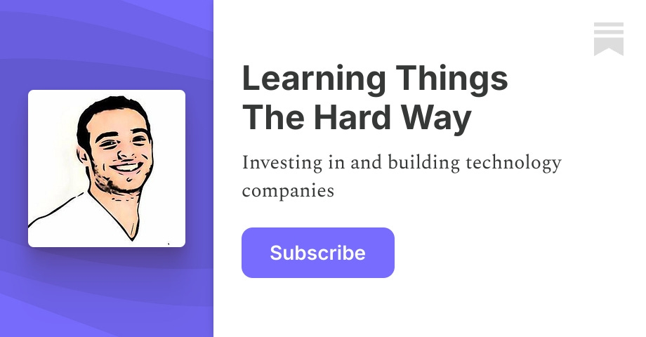 Learning Things The Hard Way | Ali Hamed | Substack