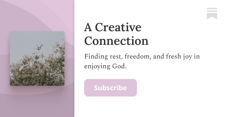 A Creative Connection | Alicia Hamilton | Substack