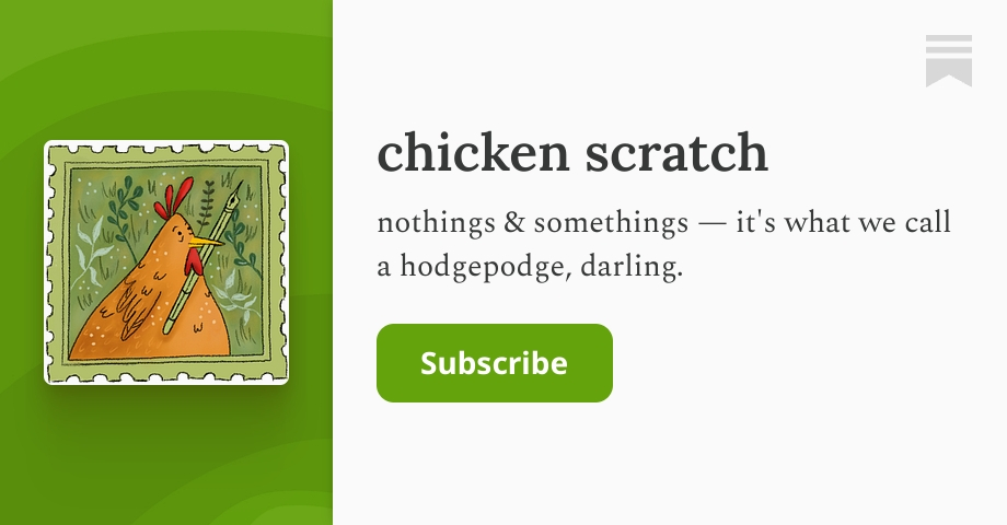 Coming soon - by Aline Dufflocq - chicken scratch