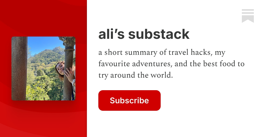 ali’s substack | Substack