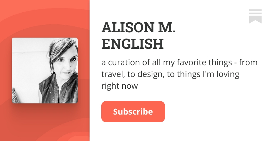 ALISON M. ENGLISH | Alison M English | Substack