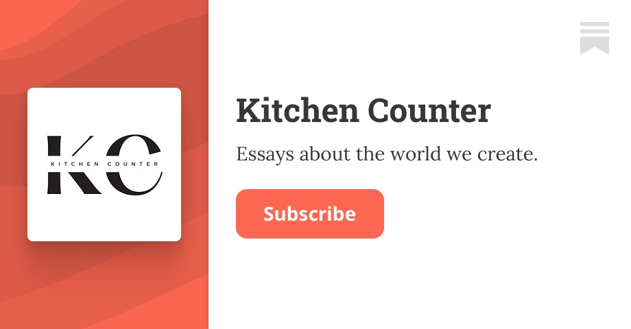 Kitchen Counter | Alistair Kitchen | Substack