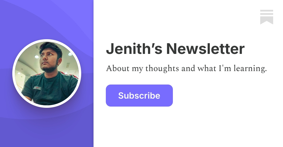 Jenith’s Newsletter | Al Jenith | Substack