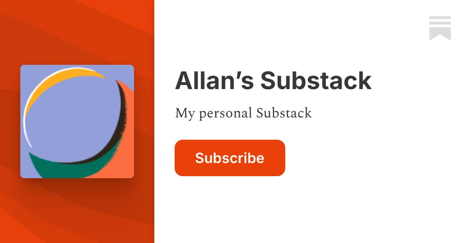 Allan’s Substack | Allan Jacob | Substack