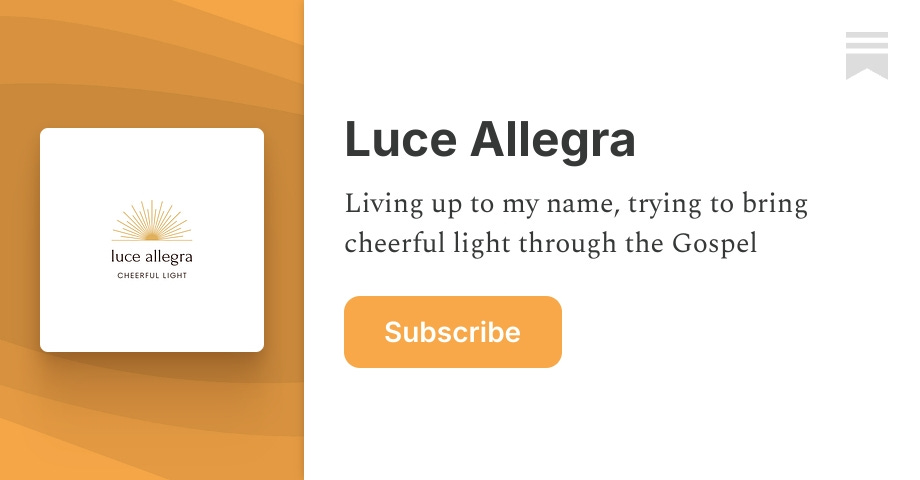 Luce Allegra | Substack