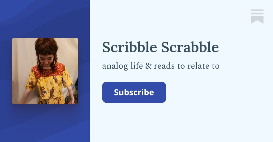 Scribble Scrabble | Allison NB | Substack