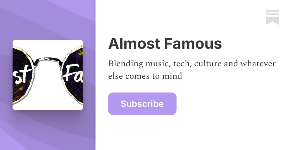 Almost Famous | Alec | Substack