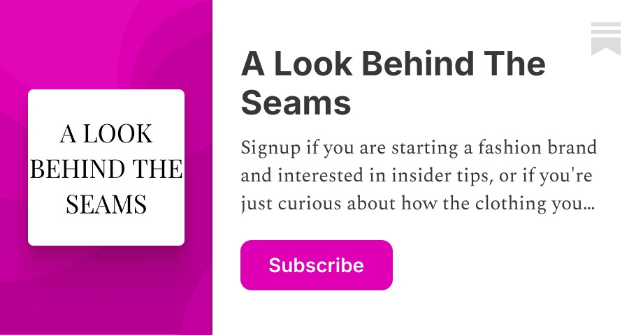 A Look Behind The Seams | Melanie Wendy | Substack