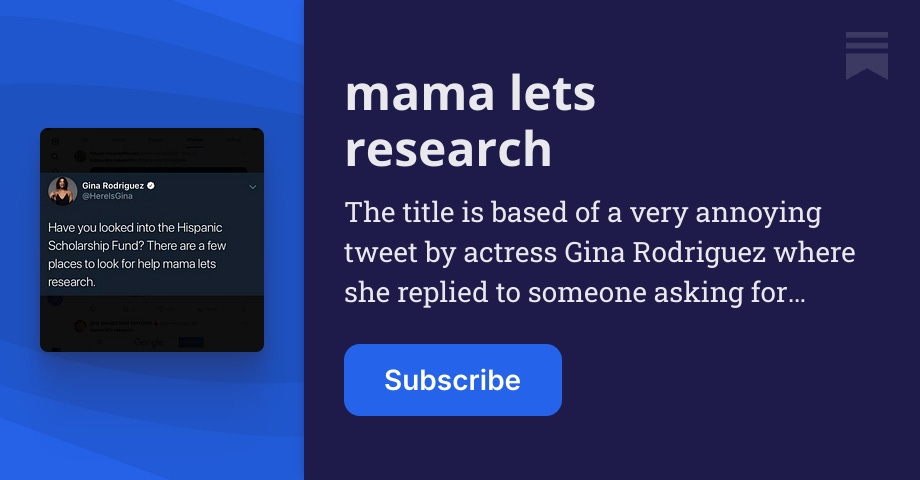mama lets research | Stan | Substack