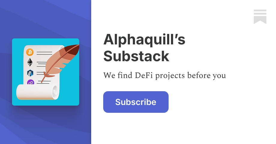 May 31 - 4 New Projects - Alphaquill’s Substack