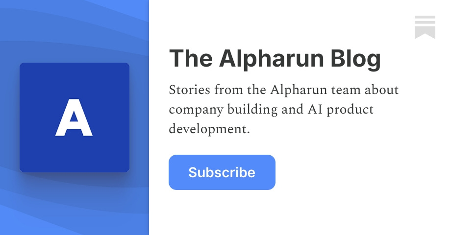 The Alpharun Blog | Substack