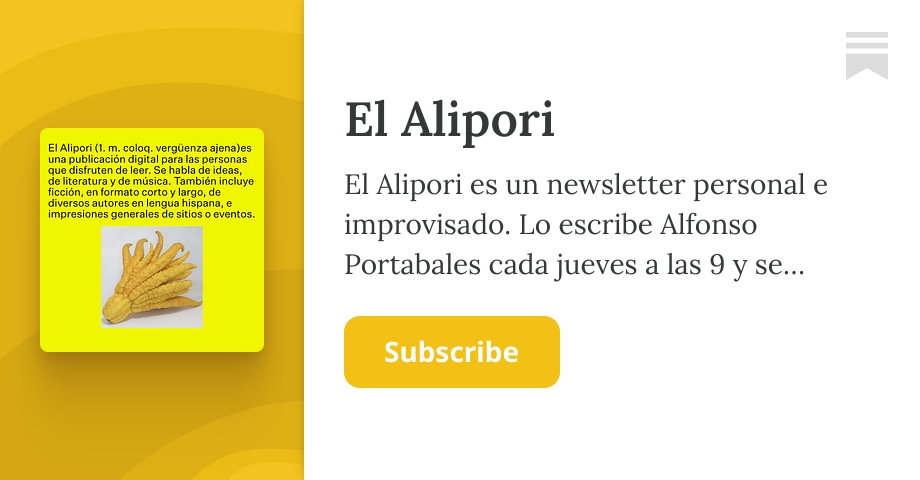 El Alipori | Alfonso Portabales | Substack