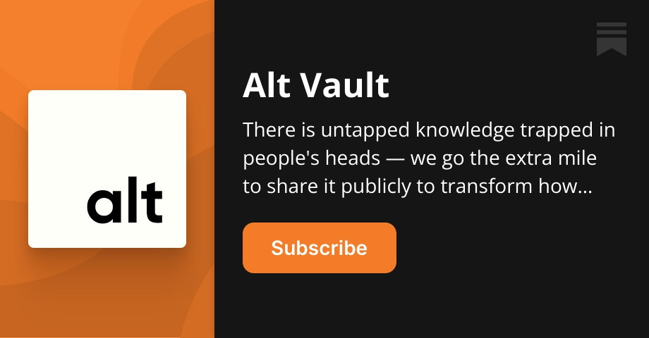 Alt Vault | Muhammad Bin Sabir | Substack