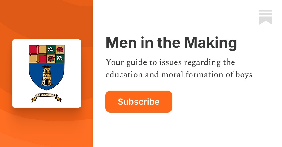 Men in the Making | Alvaro de Vicente | Substack