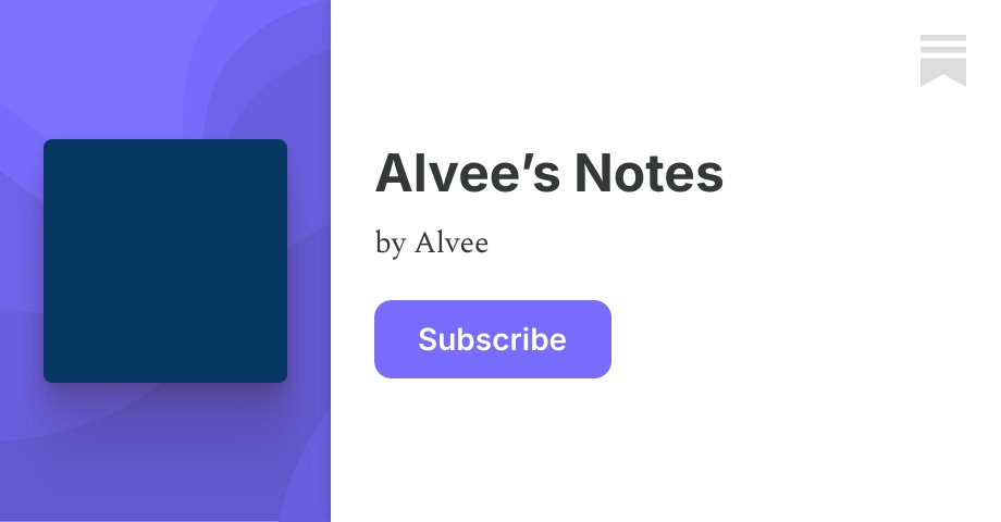 Index - Alvee’s Notes