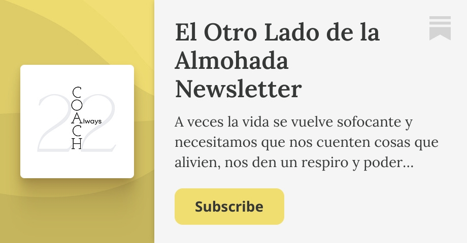 El Otro Lado de la Almohada Newsletter | Raquel C.Muriel | Substack
