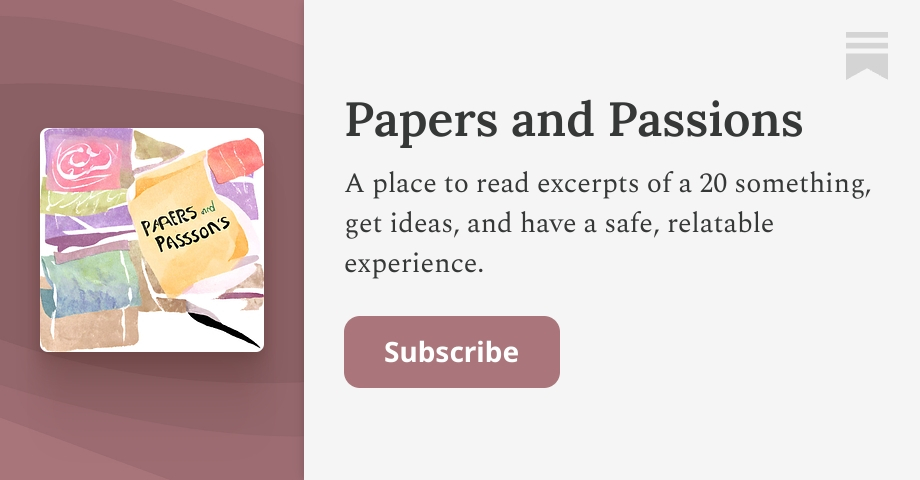 Papers and Passions | Aly K. | Substack