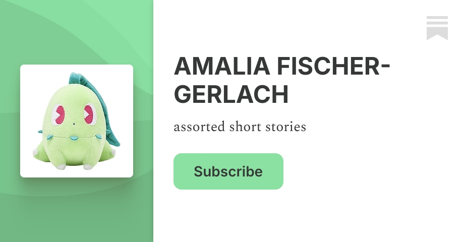AMALIA FISCHER-GERLACH | Substack