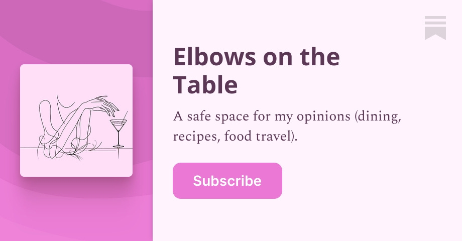 Elbows on the Table | Amanda Berrill | Substack