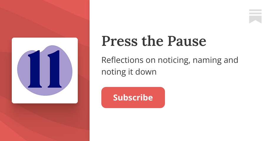 Press the Pause | Amanda Caswell | Substack