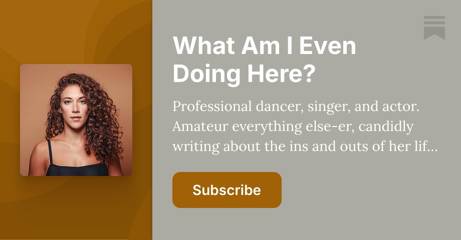 What Am I Even Doing Here? | Amanda Clement | Substack