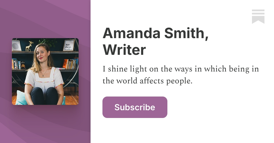 About - Amanda Smith, Writer