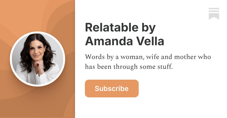 Relatable by Amanda Vella | Substack