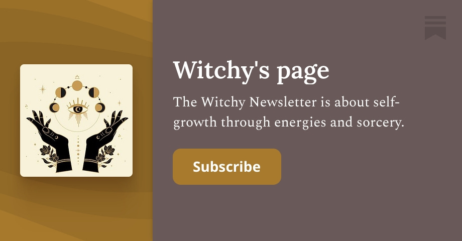 Witchy's page | Mary kate | Substack